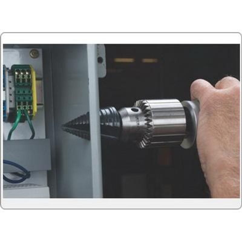 Lenox Tools 30882VB2 Steam Oxide Coated Metal Knockout Step Drill Bit 1 2 1 Inch Vari Bit